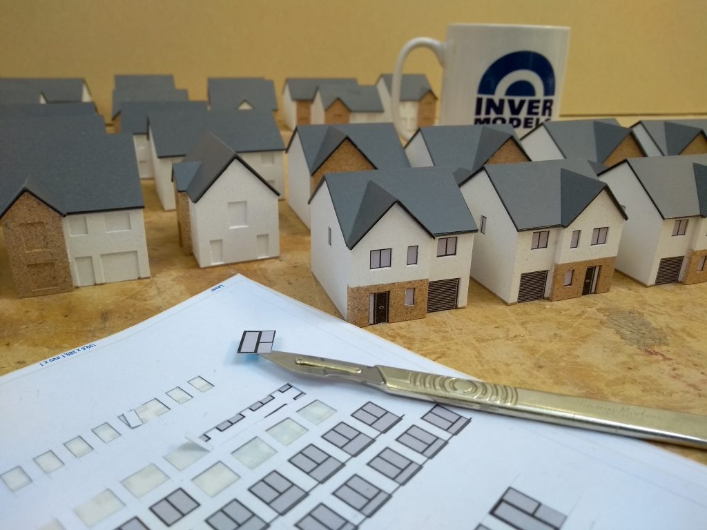 Housing scale model Edinburgh - Inver Models